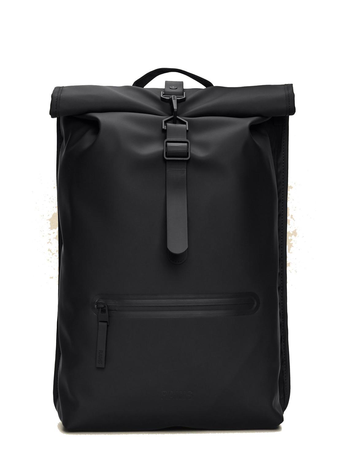 Rains Rolltop Rucksack Grand Sac À Dos Étanche Noir - Achetez À Prix ...