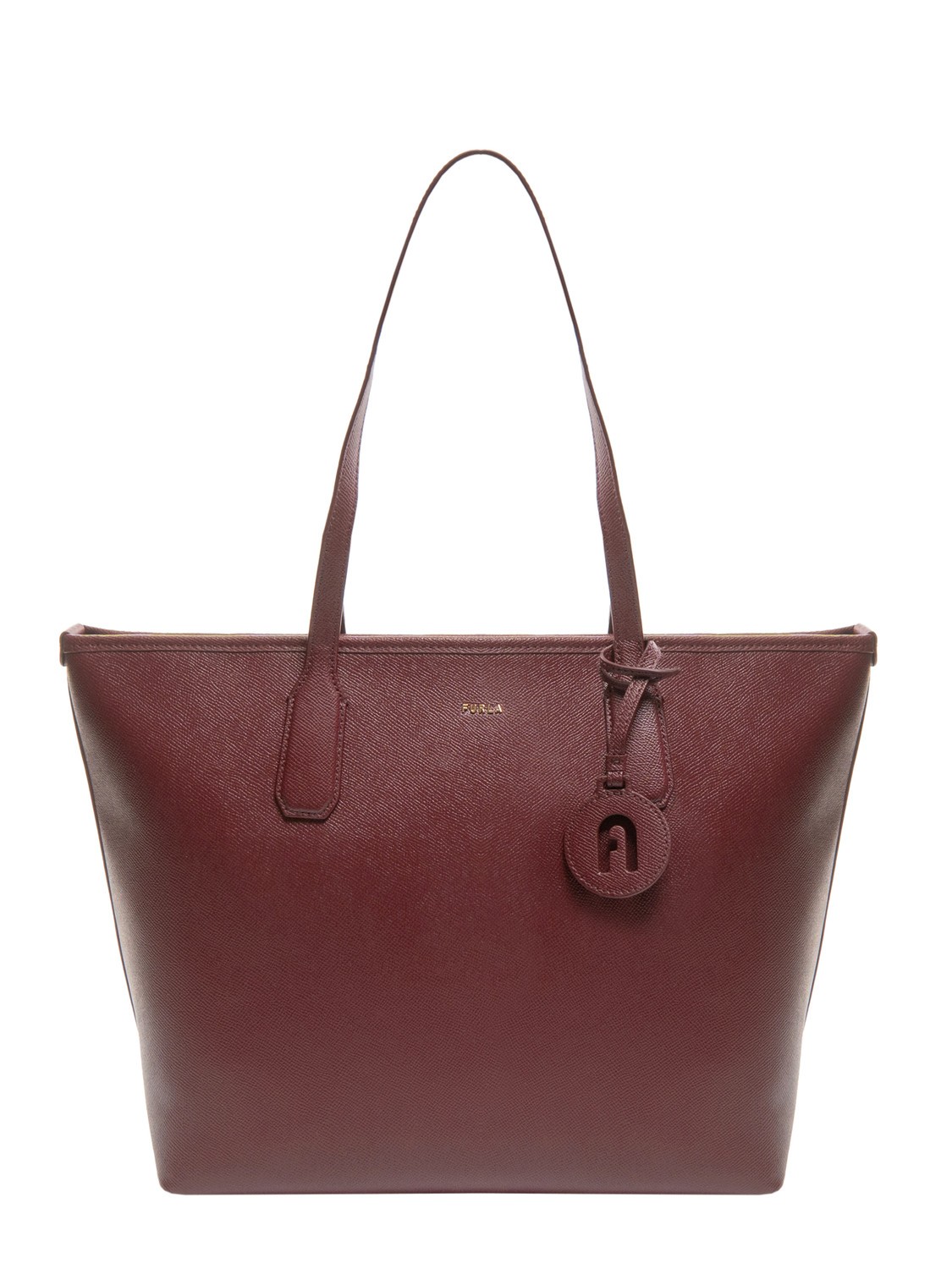 Furla Classic Sac Cabas En Cuir Imprimé Andromeda Ribes / Rouge ...