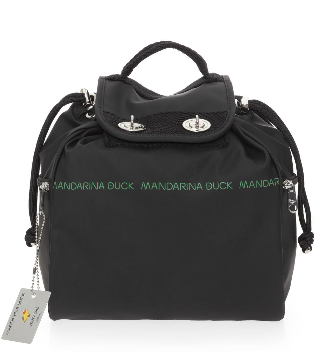 Mandarina Duck Utility Petit Sac A Dos Porté Épaule Noir - Achetez À ...