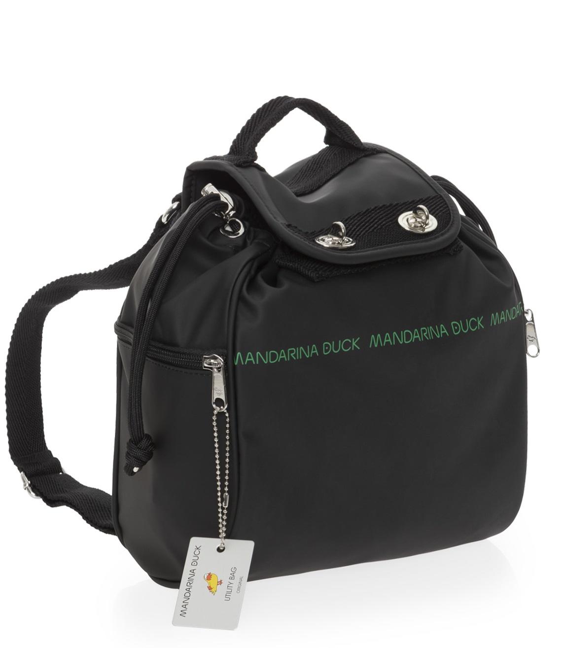 Mandarina Duck Utility Petit Sac A Dos Porté Épaule Noir - Achetez À ...