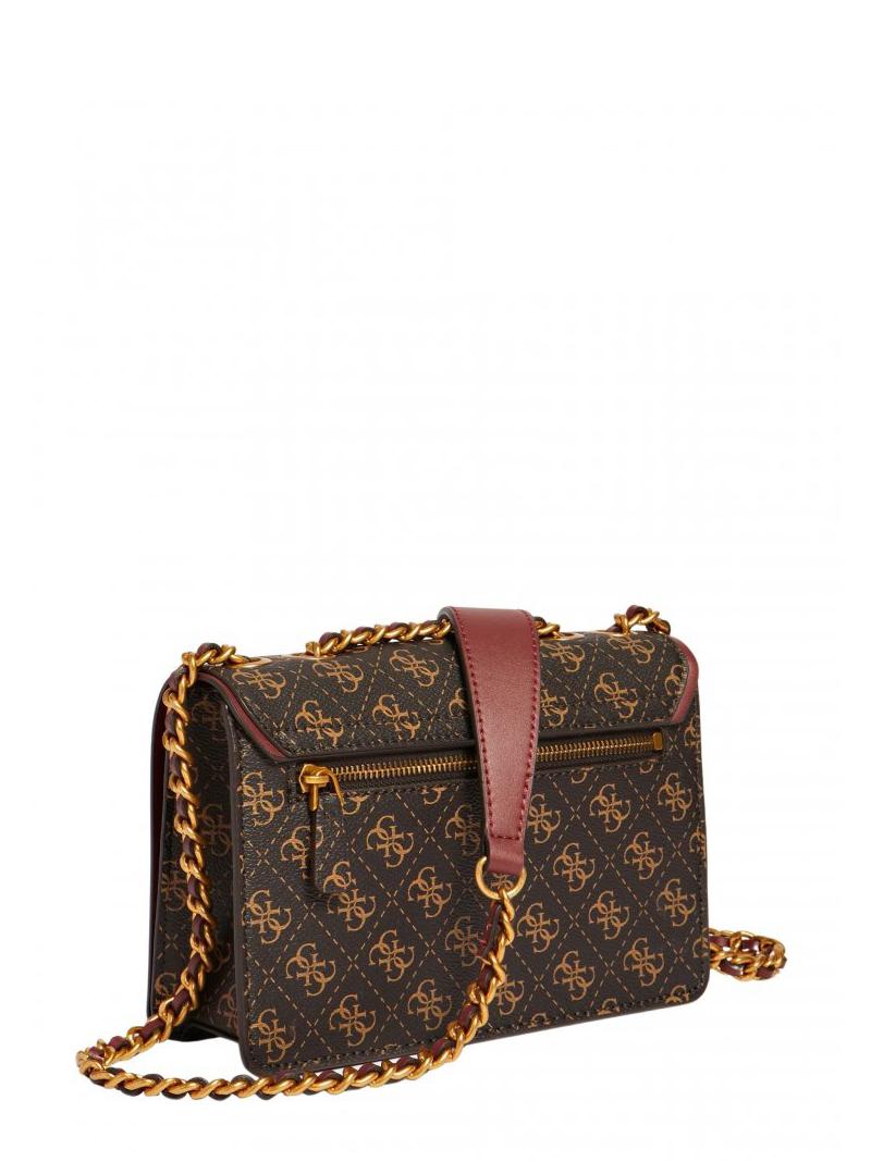 Guess Izzy Convertible Bandoulière / Sac À Bandoulière Logo Marron ... Guess Izzy Convertible Bandoulière / Sac À Bandoulière Logo Marron ...
